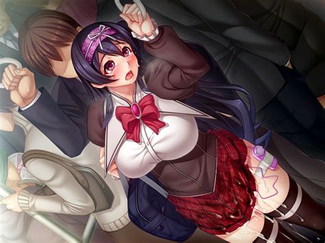 Isako Rokurou Sawashiro Rina Parthenon Company Roshutsu Kanojo Game Cg 1girl Black Hair