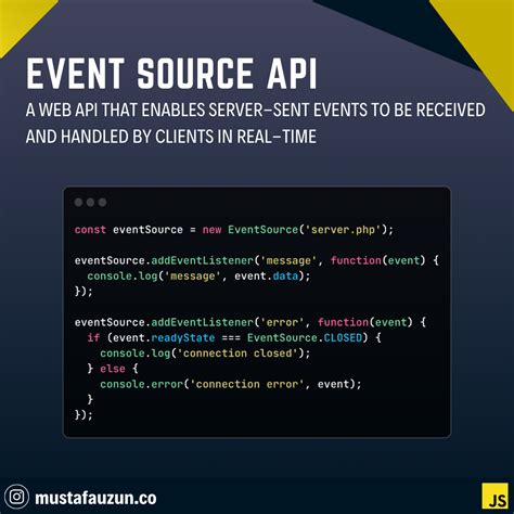 Javascript Event Source API Mustafa Ateş UZUN Blog