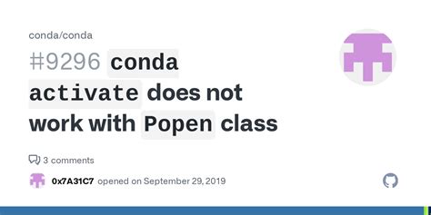 `conda Activate` Does Not Work With `popen` Class · Issue 9296 · Conda