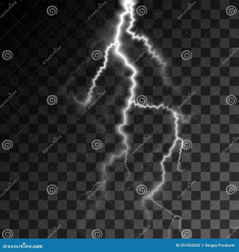 Light Isolated Vector Lightning Png Magic Light Abstract Lines Realistic Natural Lightning