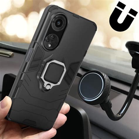 Compra Avizar Funda Para Oppo A98 5g Antigolpes Bimaterial Anillo