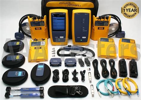 FLUKE NETWORKS DSX 5000QOI OFP QUAD CFP QUAD Certifiber Pro SM MM Fiber DSX 5000 17 853 89