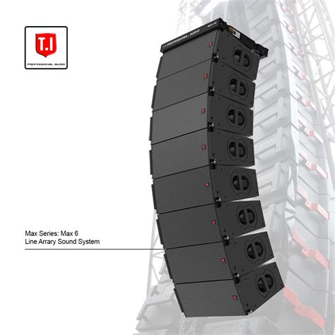 High Quality 1000w Passive Dual 6 5 Inch Line Array Speakers 2 Way Professional Sound Speakers
