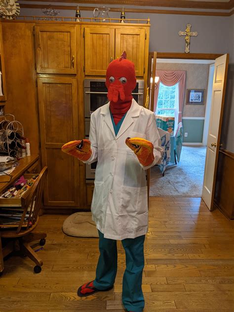 My Completed Drzoidberg Costume With A Working Frill Rzoidberg