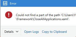 Error Opening Xaml After Updating Studio To New Version Studio UiPath Community Forum