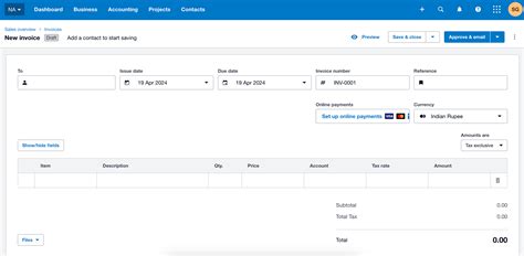 Managing Invoices On Xero