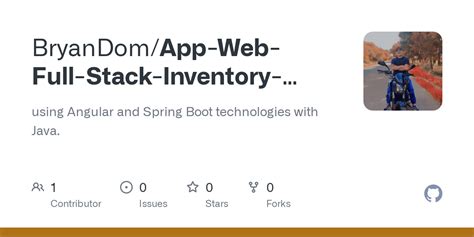 GitHub BryanDom App Web Full Stack Inventory Management System Using Angular And Spring Boot