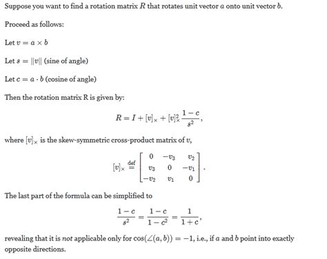 Solved Suppose You Want To Find A Rotation Matrix R That Chegg Com