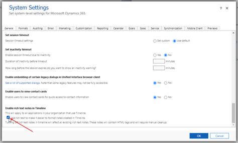 Dynamics 365 How To Enable Rich Text Notes In Timeline Dynamics