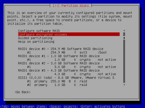 Set Up A Fully Encrypted Raid1 LVM System Lenny Page 5 Page 5