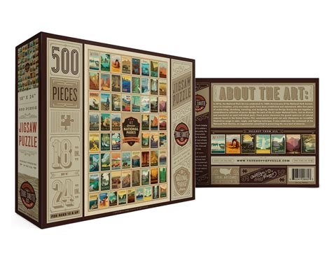 True South Puzzles Tsp Tsnp60 National Parks Wonder Puzzle Piper