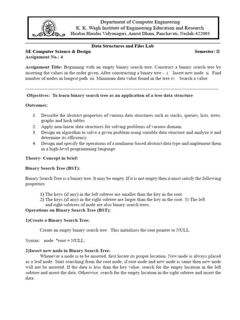 Dsa Lab Practical 4 Pdf
