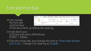 MLA Format Presentation PPT MLA Format Presentation PPT