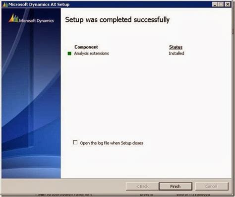 Microsoft Dynamics Ax Setup Error Sql Issue