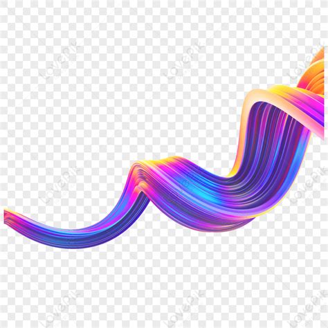 페인트 일러스트 리본 테이프주황색보라색붉은 색 Png 일러스트 무료 다운로드 Lovepik