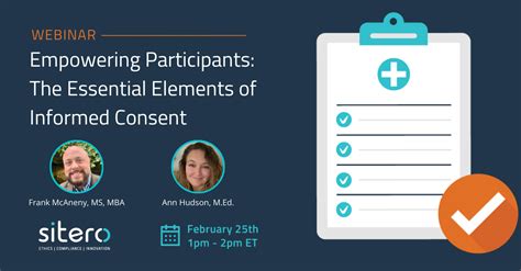 Webinar On Demand Essential Elements Of Informed Consent Watch Here