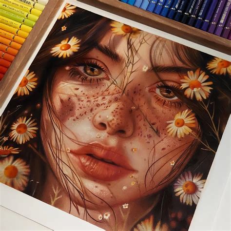 ‎آموزش نقاشی مدرس زهرا موسوی‎ ‎اینم از پارت آخر اجرای این نقاشی😍🙈 ️