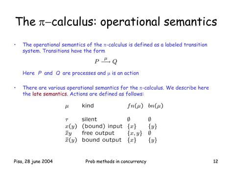 Ppt Lecture 1 The Pi Calculus And The Asynchronous Pi Calculus