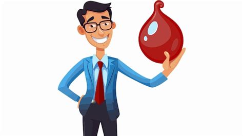 친절한 판매자 2d 평면 만화 터 일러스트레이션 프리미엄 Ai 생성 벡터