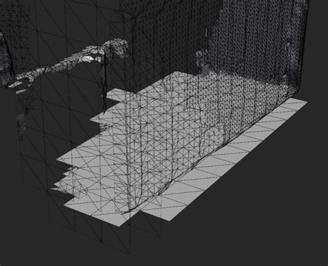 When Scanning A Room Through Armeshmanager The Floor Goes Beyond The