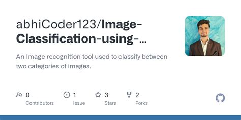 Github Abhicoder Image Classification Using Keras With Tensorflow Backend An Image