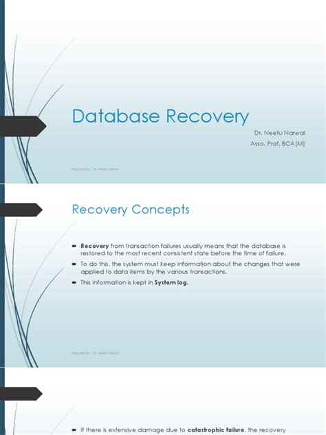 Database Recovery Pdf Pdf Database Transaction Information Science