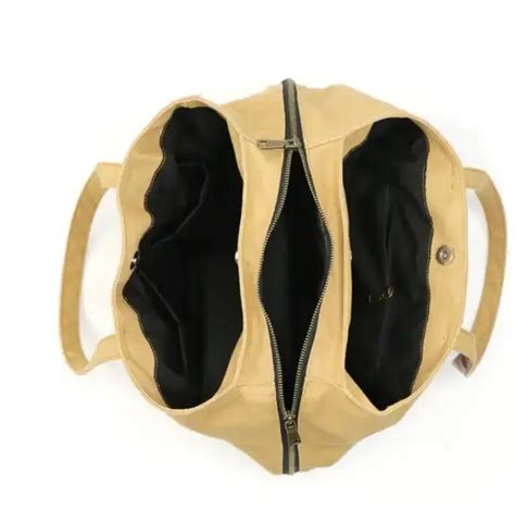 custom branded canvas bag heavy duty canvas bag with leather straps 25 expanding canvas leather