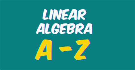 Linear Algebra Codanics