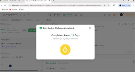 day 16 of my leetcode streak suhanjali kumari