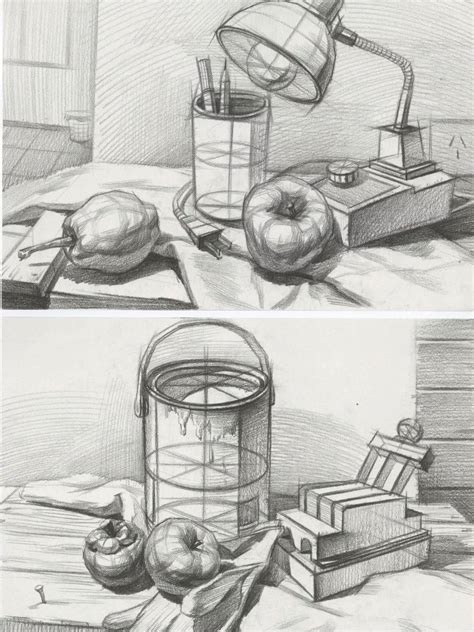 教程 超级临摹素描静物，步骤表现方法 搜狐大视野 搜狐新闻