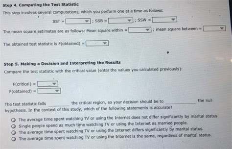 Solved 6 Five Steps Of ANOVA Aa Aa Suppose You Are Chegg Com