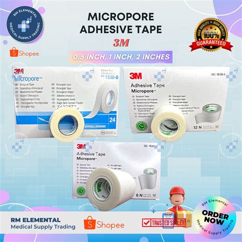 Piece Micropore 3m Surgical Tape 1 Inch 12 2 Inch X 10 Yard Size