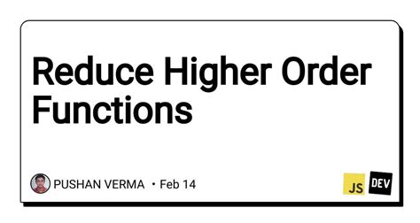 reduce higher order functions r devto