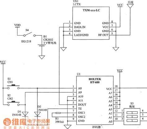 Mhz Lc Series Emitter Module Circuit Diagram Motorcontrol Control