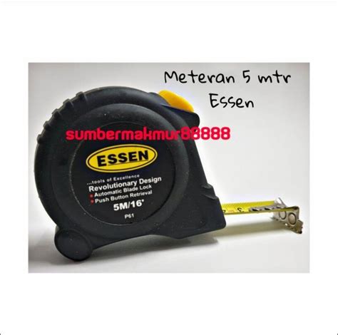 Meteran Essen 5 Mtr Roll Meter Lazada Indonesia