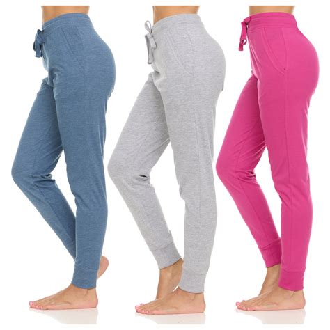 Womens Running Workout Fleece Joggers Sweatpants With Pockets And