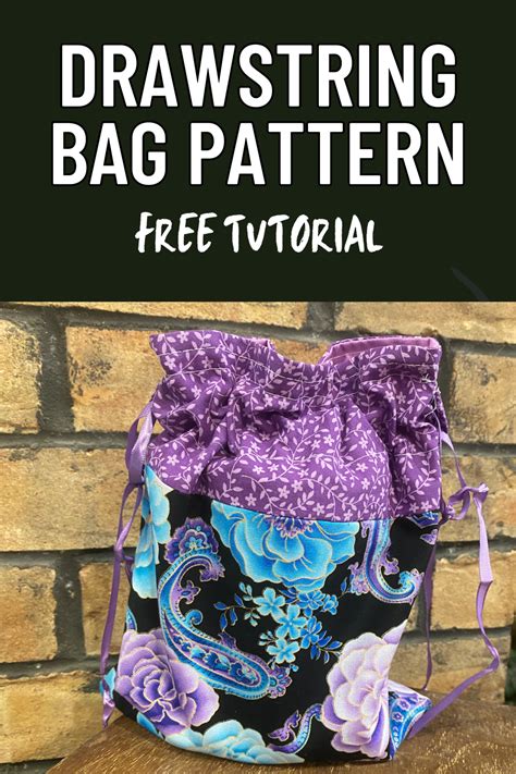 How To Sew A Drawstring Bag Easy 30 Minute Project Artofit