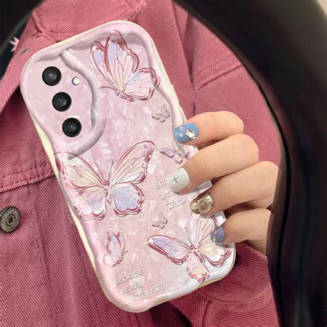 Jual Casing Hp Samsung Galaxy A25 5G A15 4G A15 5G Case Pola Kupu Kupu Cantik Casing HP