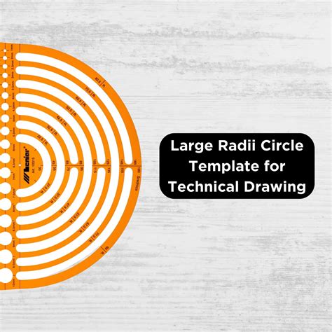 Large Circle Stencil Circle Stencil Stencil Technical Drawing Circle Stencil Technical