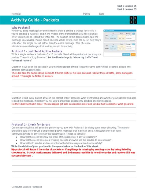 activity guide packets unit 2 lesson 05 pdf router computing