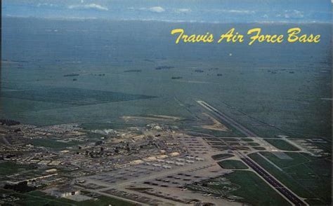 Aerial View Of Travis Air Force Base California