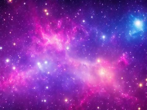 Fundo De Galáxia Bonito Com Nebulosa Cosmos Estelar E Estrelas