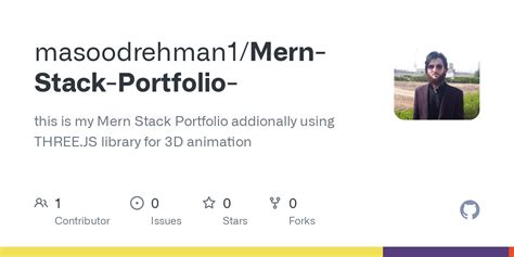 Github Masoodrehman Mern Stack Portfolio This Is My Mern Stack Portfolio Addionally Using