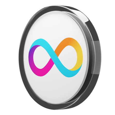 Internet Computer Icp Glass Crypto Coin 3d Illustration 24092994 Png