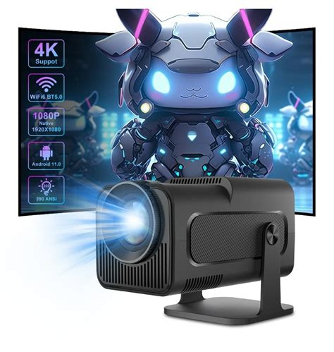 Hy320 미니 빔프로젝터 미니 빔 안드로이드 Led 휴대용 와이파이 스마트 소형 비머 글로벌버전 티몬