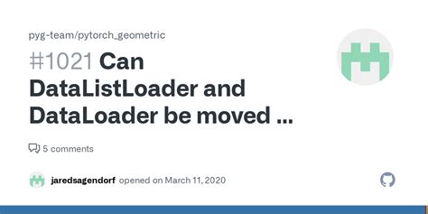 Can Datalistloader And Dataloader Be Moved To Gpu · Issue 1021 · Pyg
