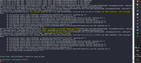 Gelf Message Validation Error Has Empty Mandatory Shortmessage