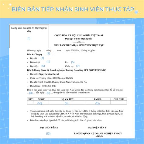 Các Loại Biểu Mẫu Sinh Viên Fpoly Hà Nội Cần Hoàn Thành Trong Kỳ Thực Tập Fall 2022 Cao Đẳng