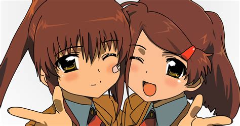 Kurotsuki Karakter Cewek Anime Yang Kembar