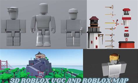 Create Custom Roblox 3d Model 3d Roblox Ugc Model Roblox Map Roblox